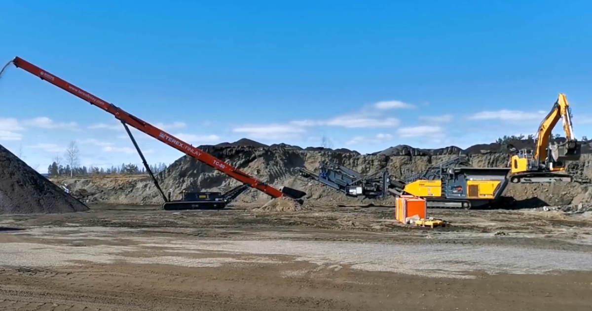 Nordby Maskin | Gjenvinning av asfalt, betong og steinmasser.